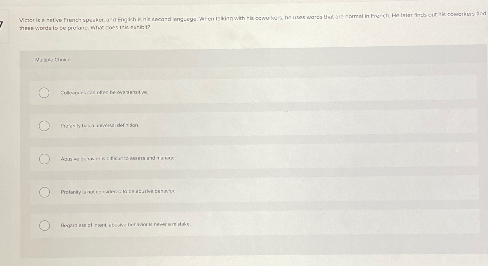 Solved these words to be profane. What does this | Chegg.com