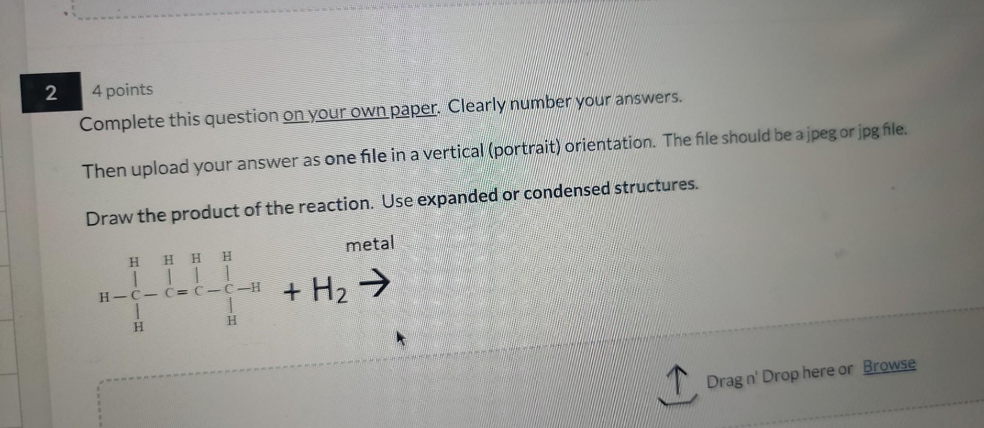 Solved 4 points Complete this question on your own paper. | Chegg.com