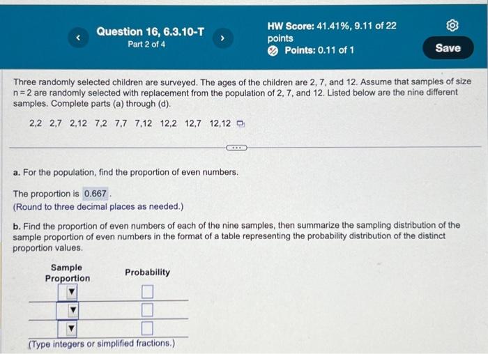 Solved Three randomly selected children are surveyed. The | Chegg.com