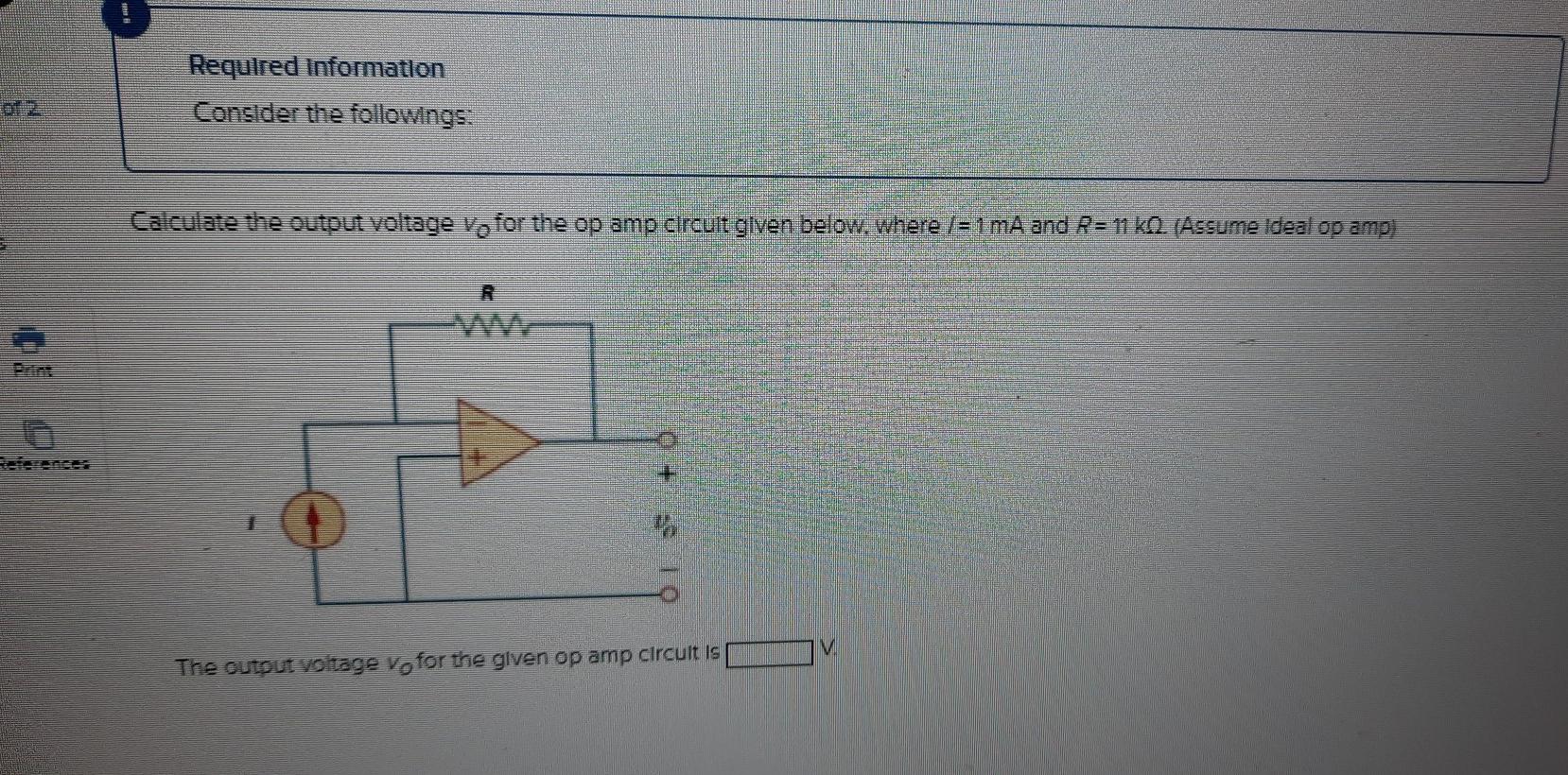 Solved Required Information Consider the followings: | Chegg.com