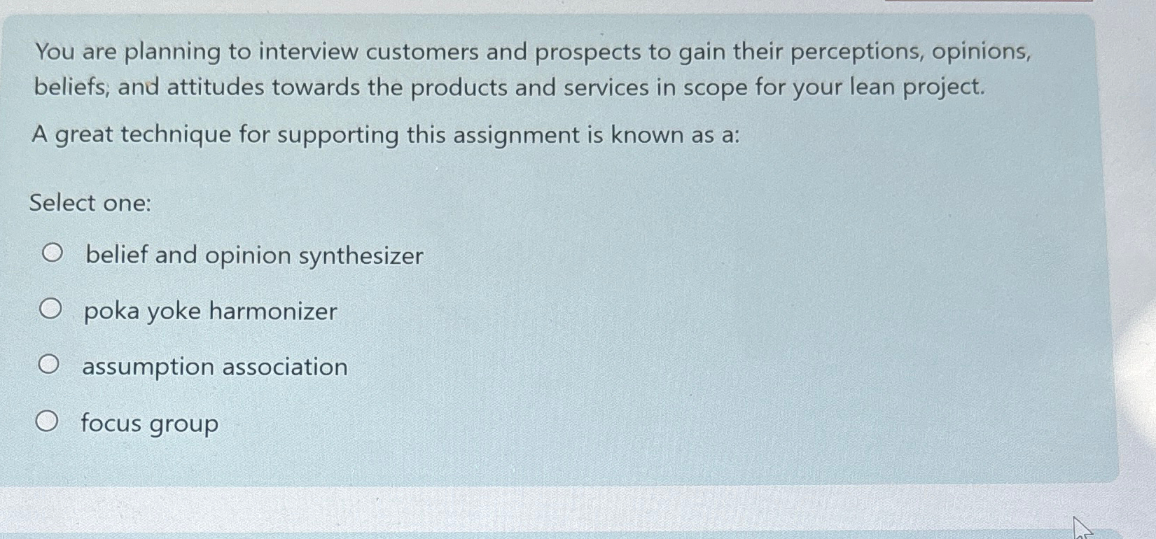 Solved You are planning to interview customers and prospects | Chegg.com