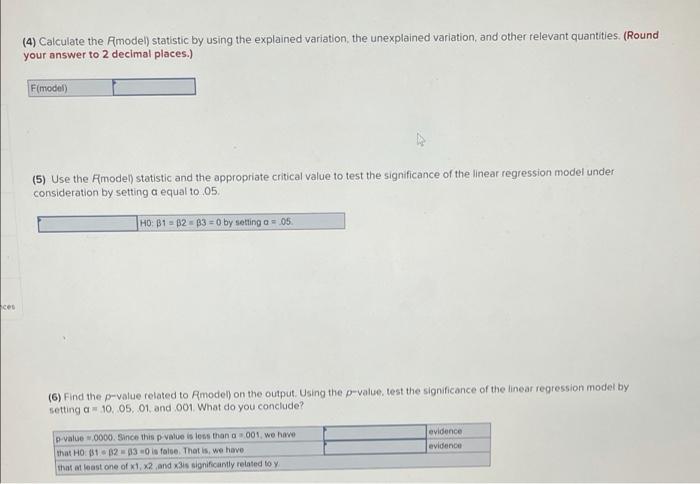 Solved We give JMP output of regression analysis. Above | Chegg.com