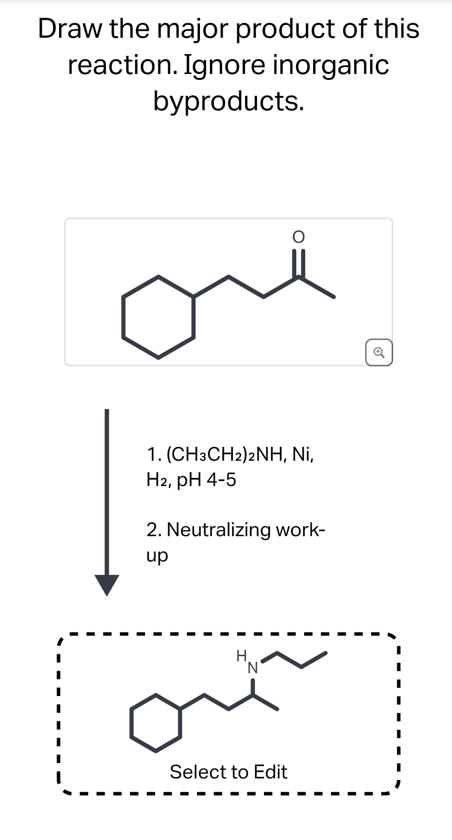 Solved Draw the major product of this reaction. Ignore | Chegg.com