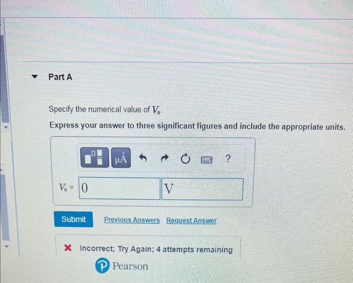 [Solved]: The current and voltage at the terminals of the i