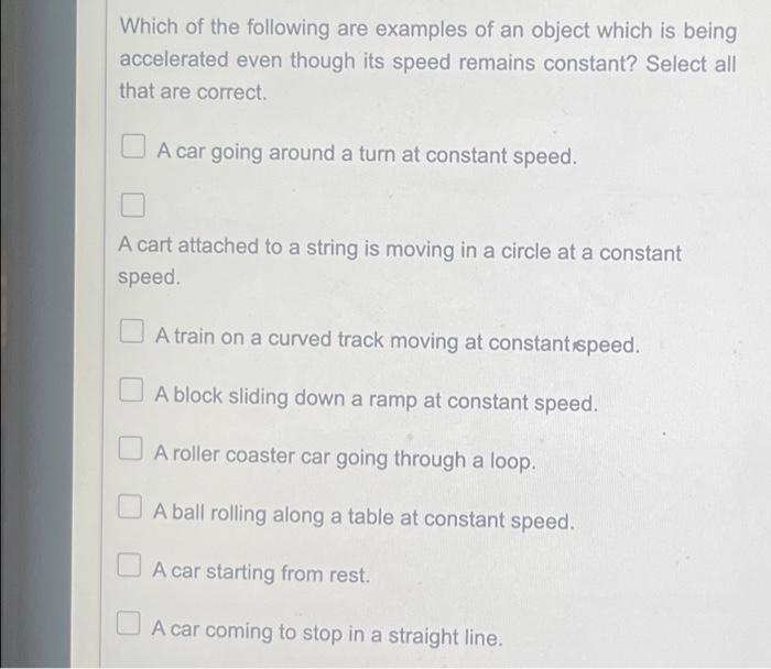 Solved Which of the following are examples of an object | Chegg.com