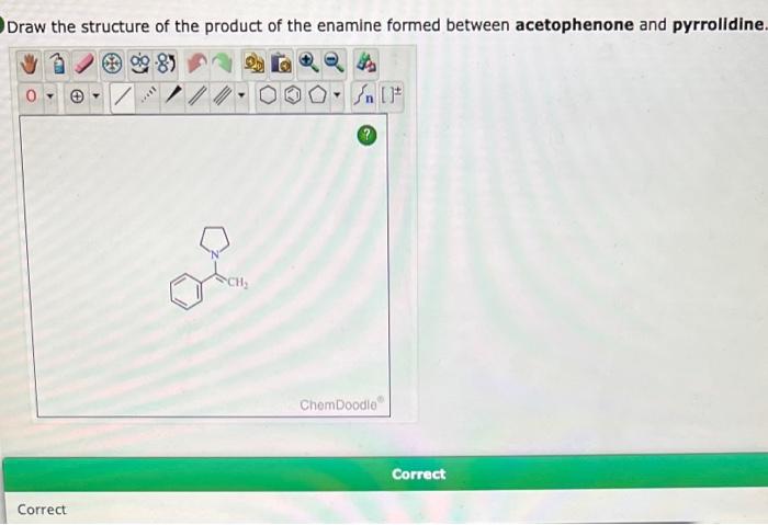 Draw the structure of the product of the enamine | Chegg.com