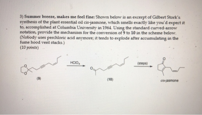Solved 3) Summer breeze, makes me feel fine: Shown below is | Chegg.com