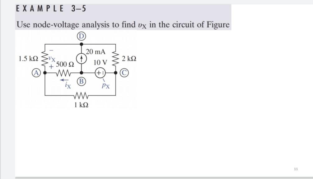 Solved Nodal Analysis with Voltage Source . Example (pp | Chegg.com