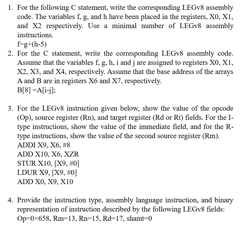 Solved PLEASE DO NUMBERS 1 ﻿THROUGH 4 ﻿FULLY AND SHOW ALL | Chegg.com