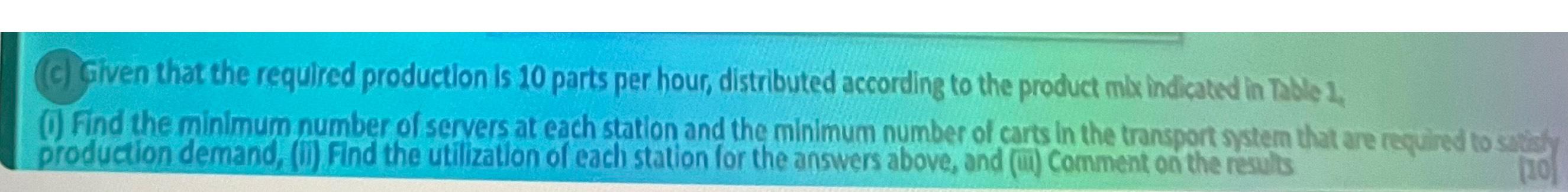 A FMS consists of three stations plus a load/unload | Chegg.com