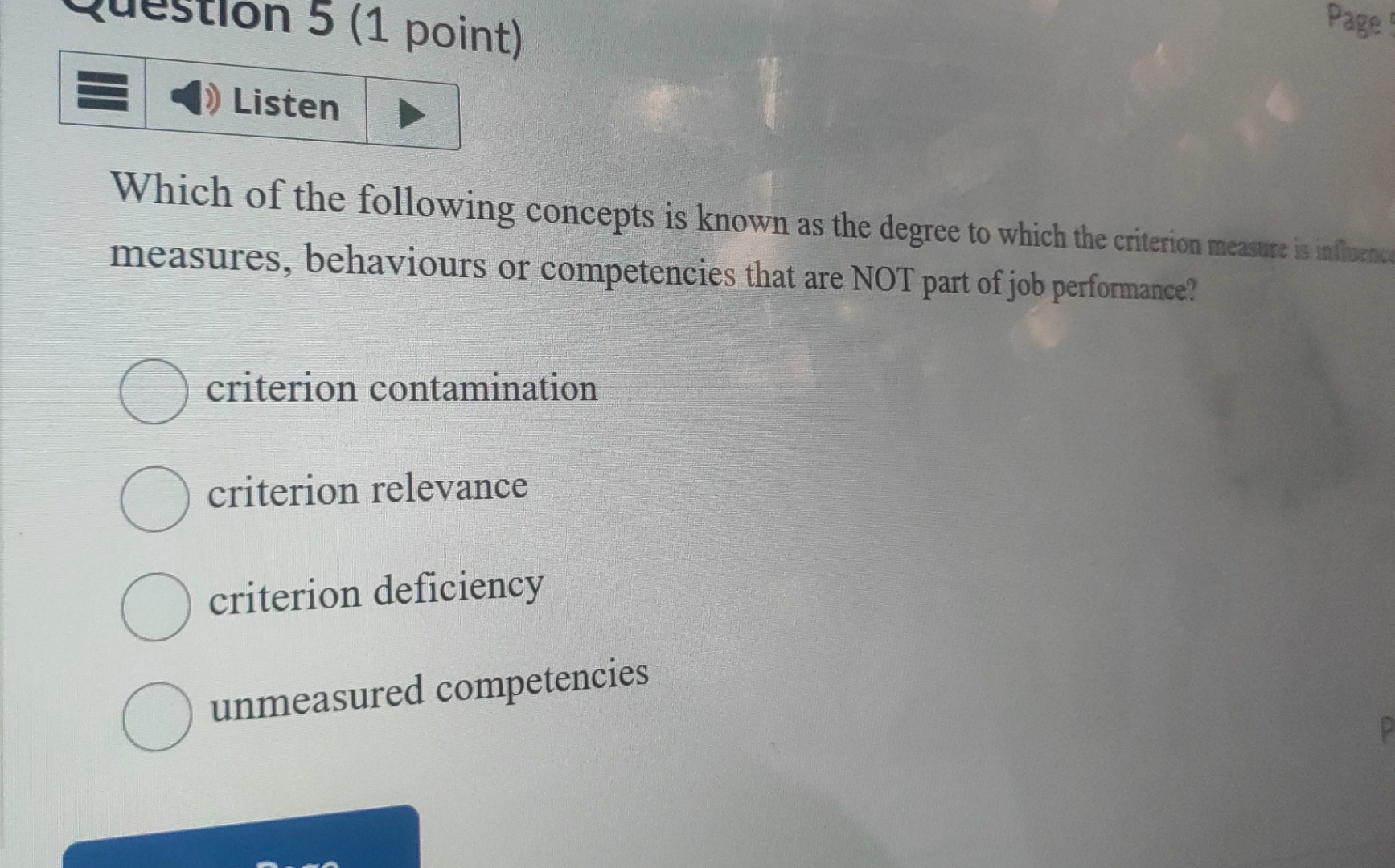 Solved Which of the following concepts is known as the | Chegg.com