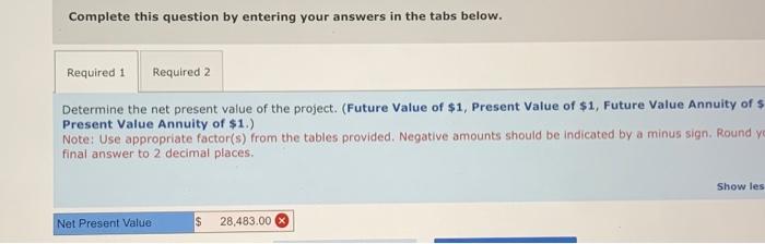 Solved M11-6 (Algo) Calculating Net Present Value [LO 11-3] | Chegg.com