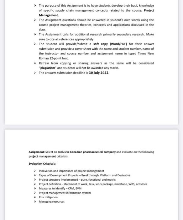 Solved The purpose of this Assignment is to have students | Chegg.com