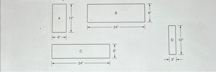 Solved Which Of The Pieces has an area of 1 square foot? | Chegg.com