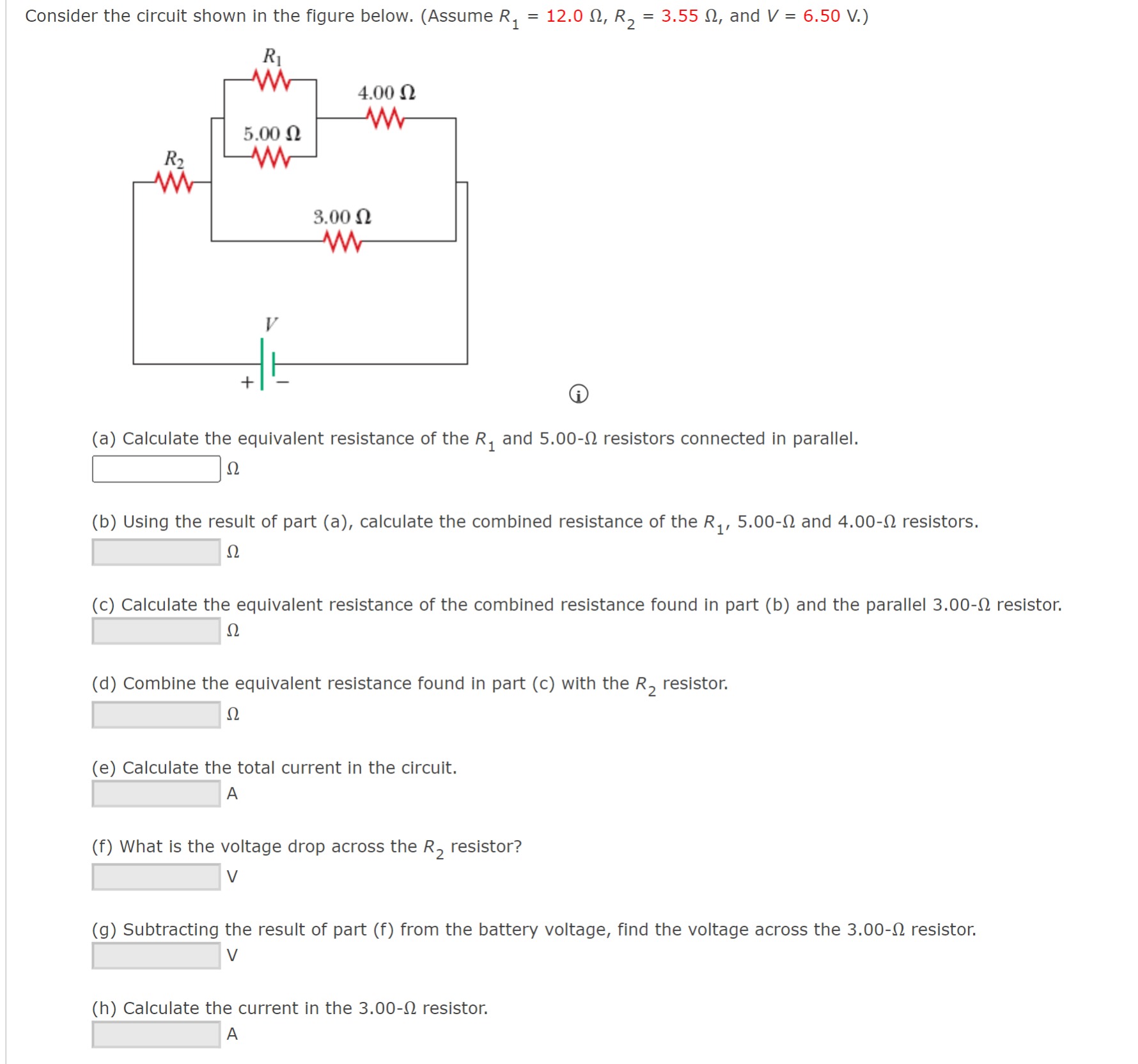 Solved Consider the circuit shown in the figure below. | Chegg.com