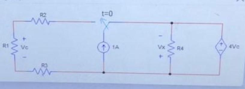 Solved Determine voltage Vx at t