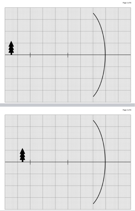 Solved complete the ray tracings of the objects reflected by | Chegg.com