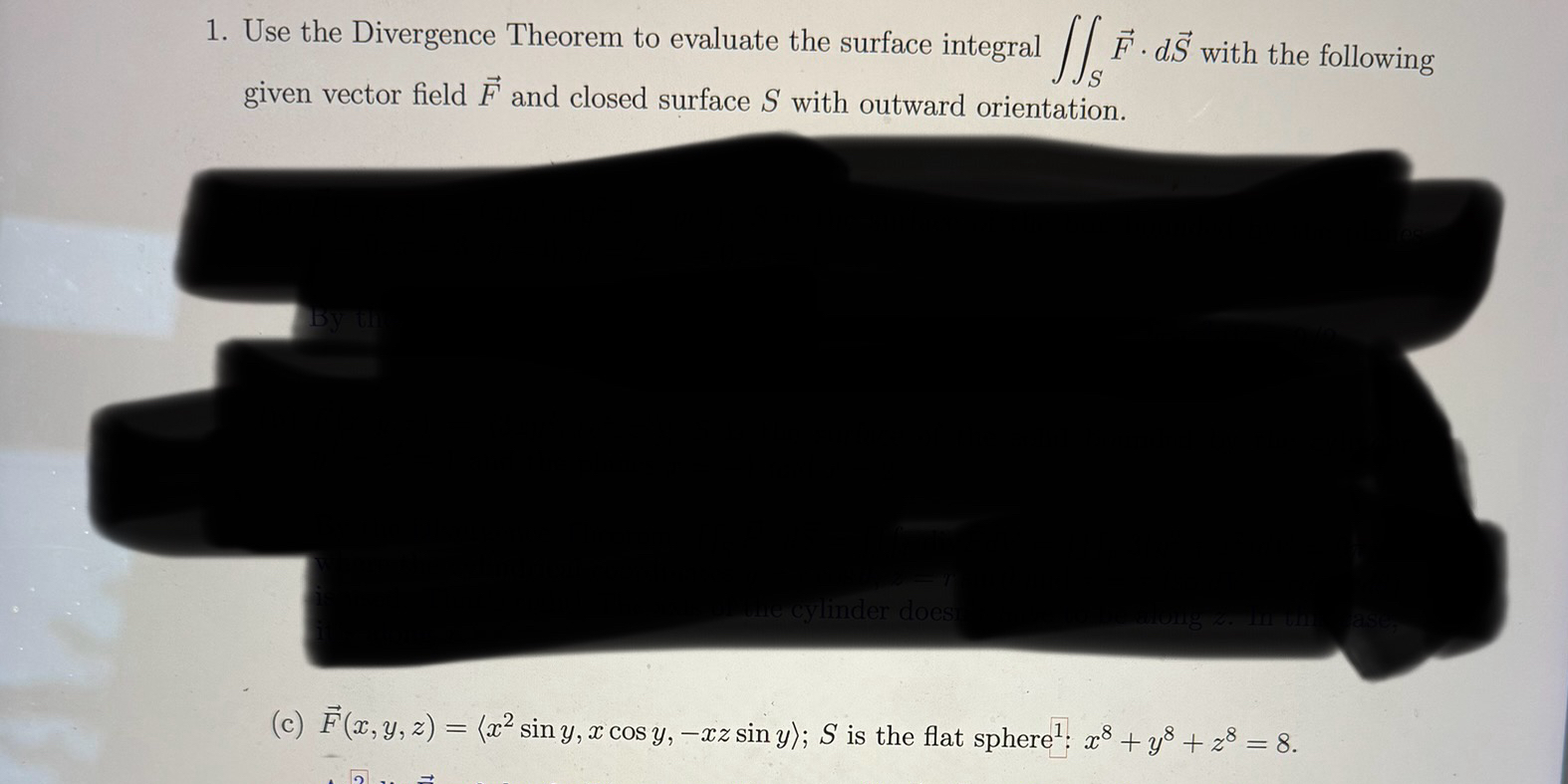 Solved Use the Divergence Theorem to evaluate the surface | Chegg.com