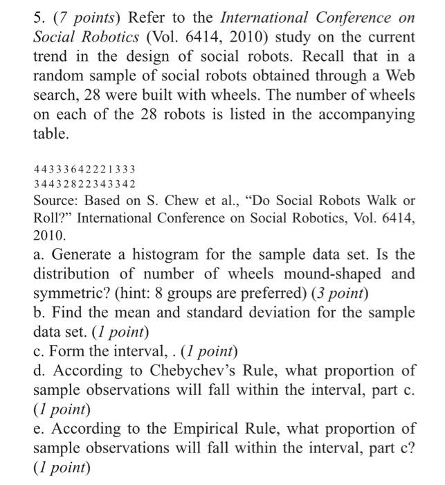 Solved 5. (7 points) Refer to the International Conference | Chegg.com