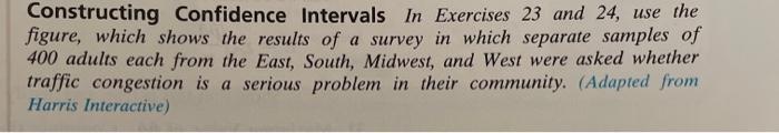 Solved Constructing Confidence intervals In Exercises 23 and | Chegg.com