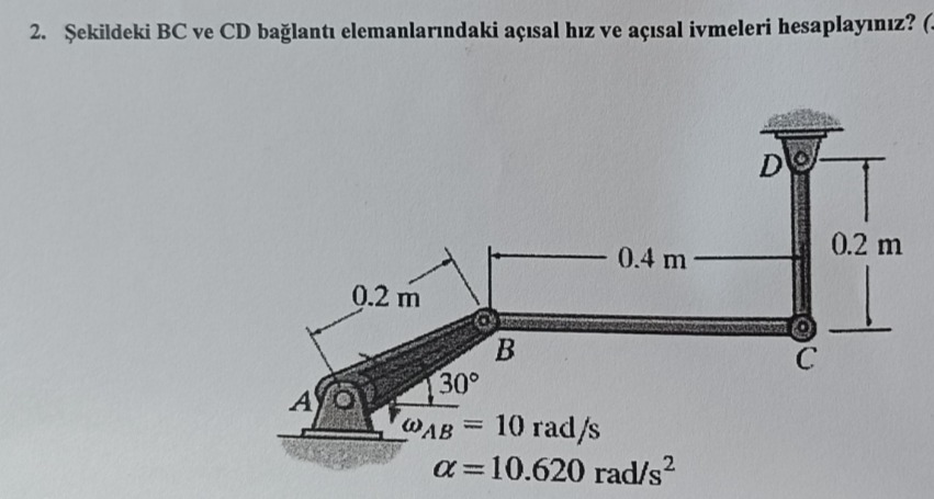 Solved Calculate the angular velocities and angular | Chegg.com