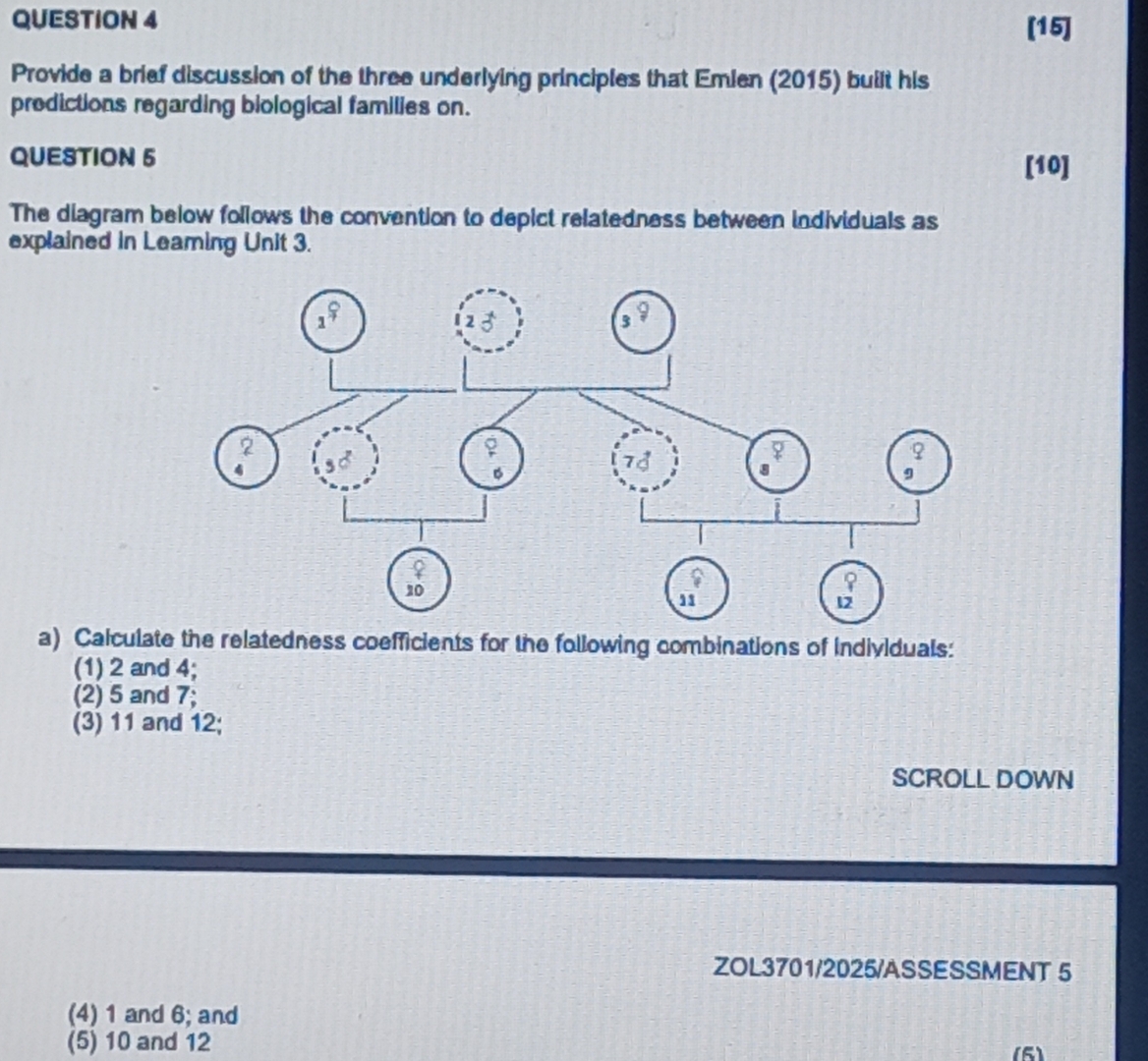 Solved QUESTION 5[10]The diagram below follows the | Chegg.com