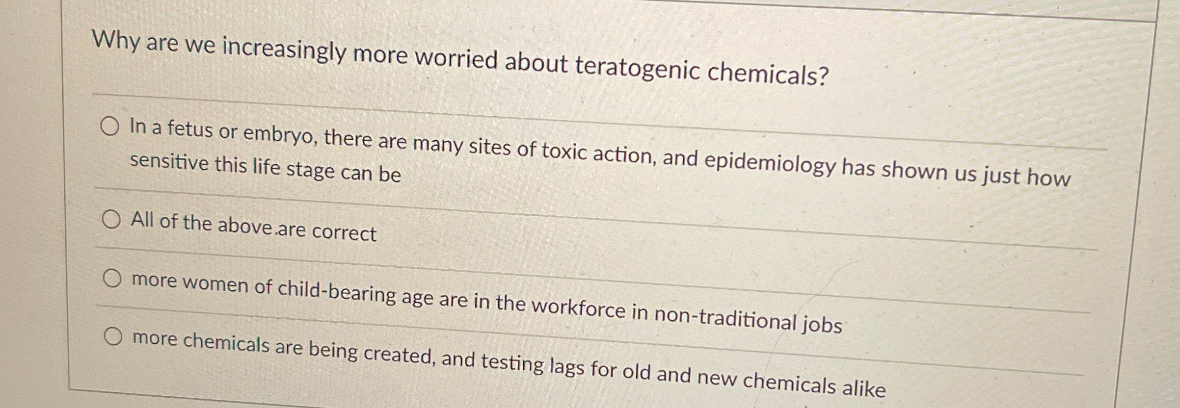 Solved Why are we increasingly more worried about | Chegg.com