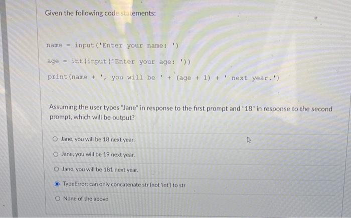 Solved Given the following code statements: import turtle t= | Chegg.com