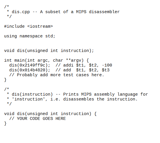 A disassembler is a program that does the opposite of | Chegg.com