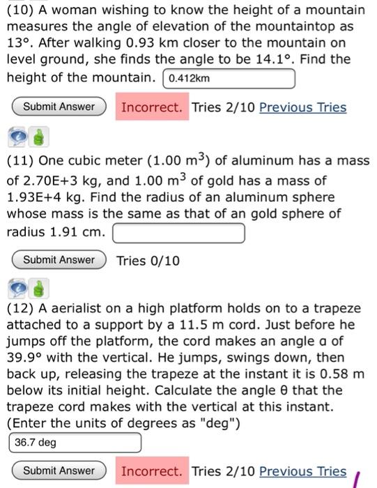 Solved can anyone help with basic physics questions? (number | Chegg.com