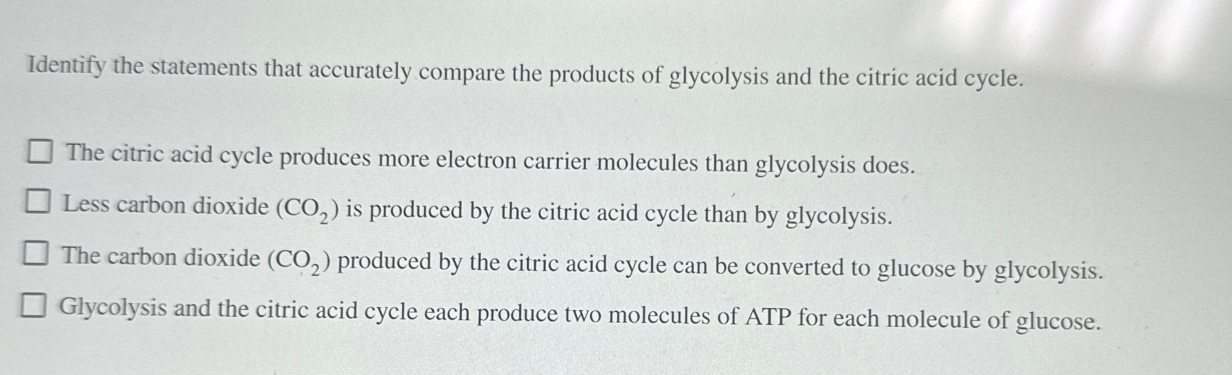 Solved Identify the statements that accurately compare the | Chegg.com