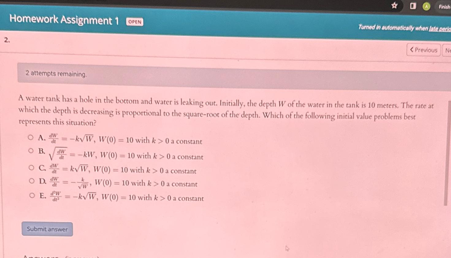 Solved Homework Assignment 1OPENTumed in automatically when | Chegg.com Solved Homework Assignment 1OPENTumed in automatically when | Chegg.com