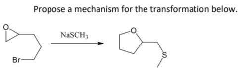 Solved Propose a mechanism for the transformation below. | Chegg.com