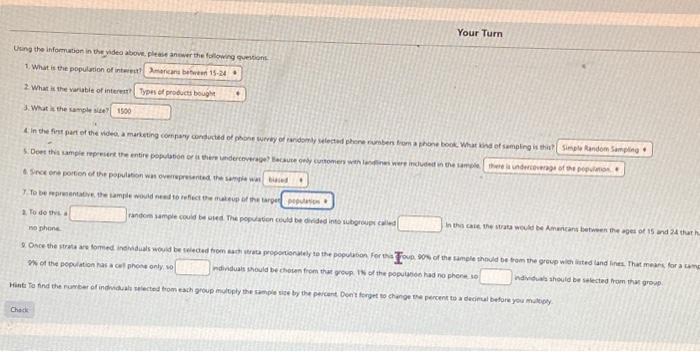 Solved Using the information in the video above, please | Chegg.com