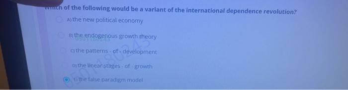Solved which of the following would be a variant of the | Chegg.com