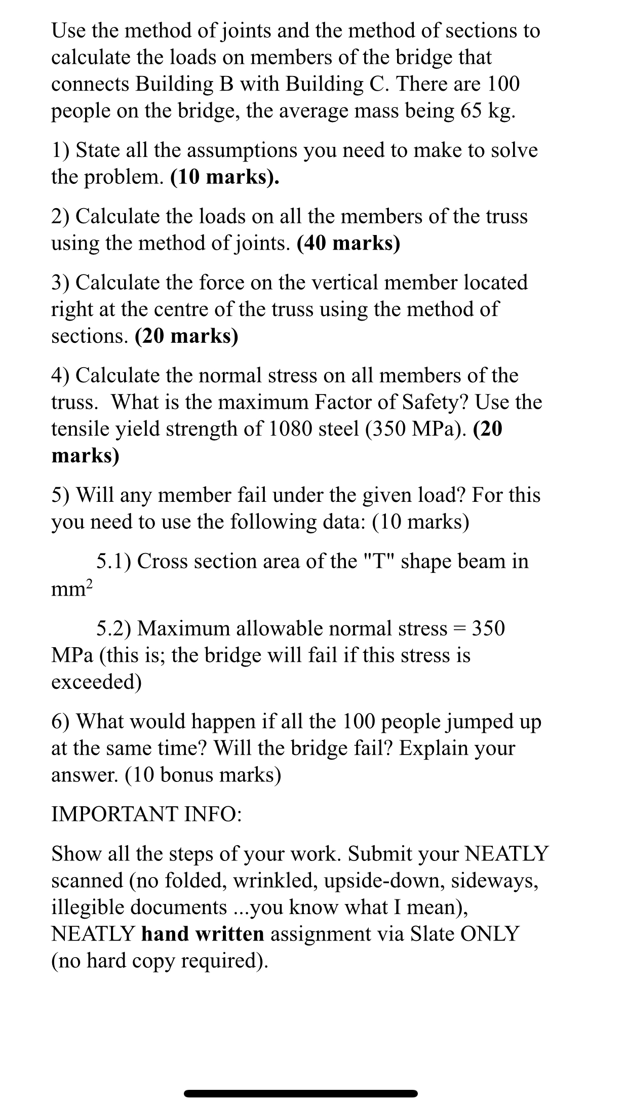 Use the method of joints and the method of sections | Chegg.com