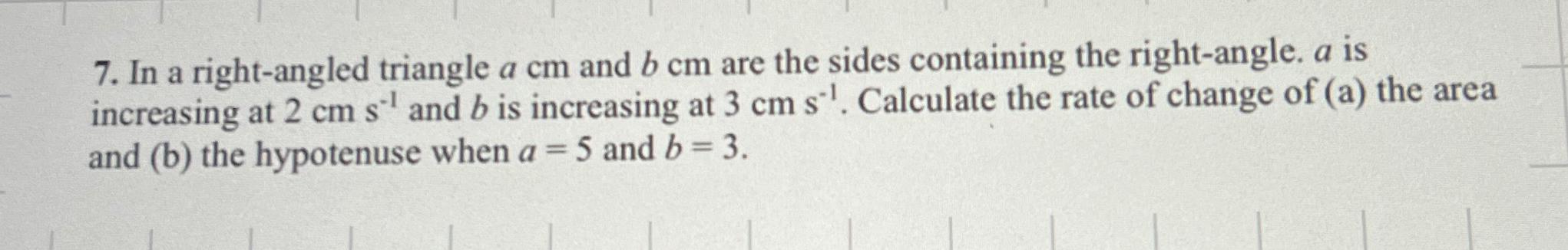 Solved In a right-angled triangle acm and bcm ﻿are the sides | Chegg.com