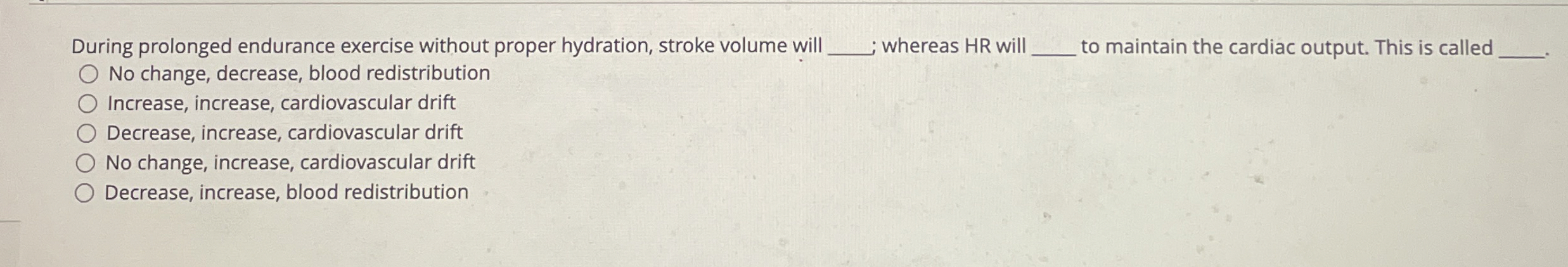 Solved During prolonged endurance exercise without proper | Chegg.com
