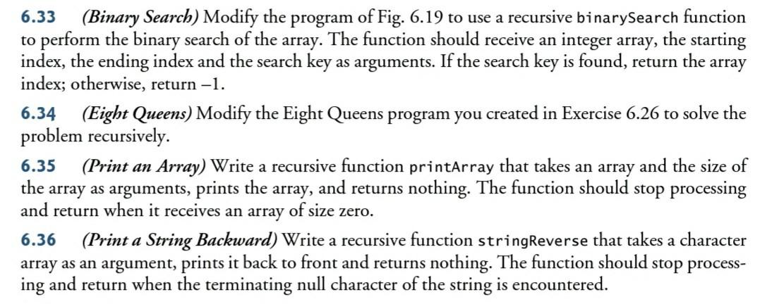 Solved 5.34 (Recursive Exponentiation) Write a recursive | Chegg.com