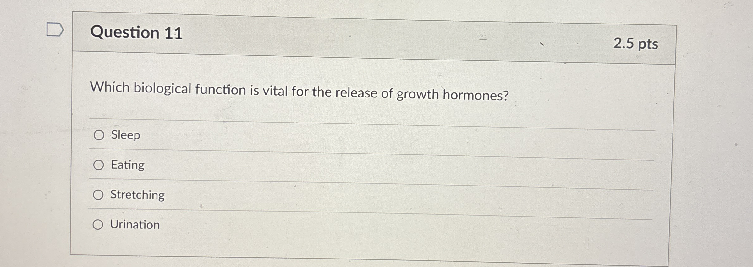 Solved Question 112.5 ptsWhich biological function is vital | Chegg.com Solved Question 112.5 ptsWhich biological function is vital | Chegg.com