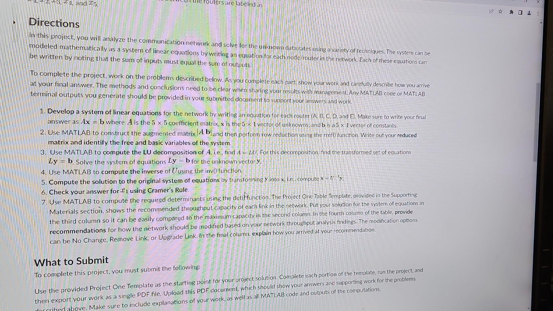 Solved Project One Guidelines and Rubric Competency In this | Chegg.com