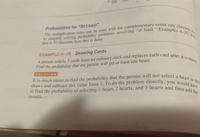 Solved Please explain the complementary rule and what the | Chegg.com