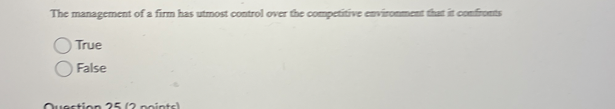 Solved The management of a firm has utmost control over the | Chegg.com