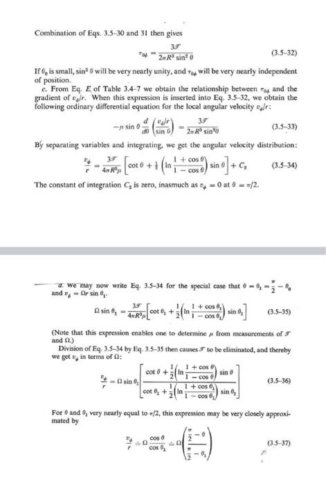 Refer to graph attached, fined the viscosity, mu, of | Chegg.com