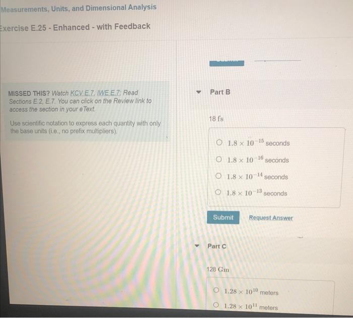 Solved Measurements, Units, and Dimensional Analysis | Chegg.com