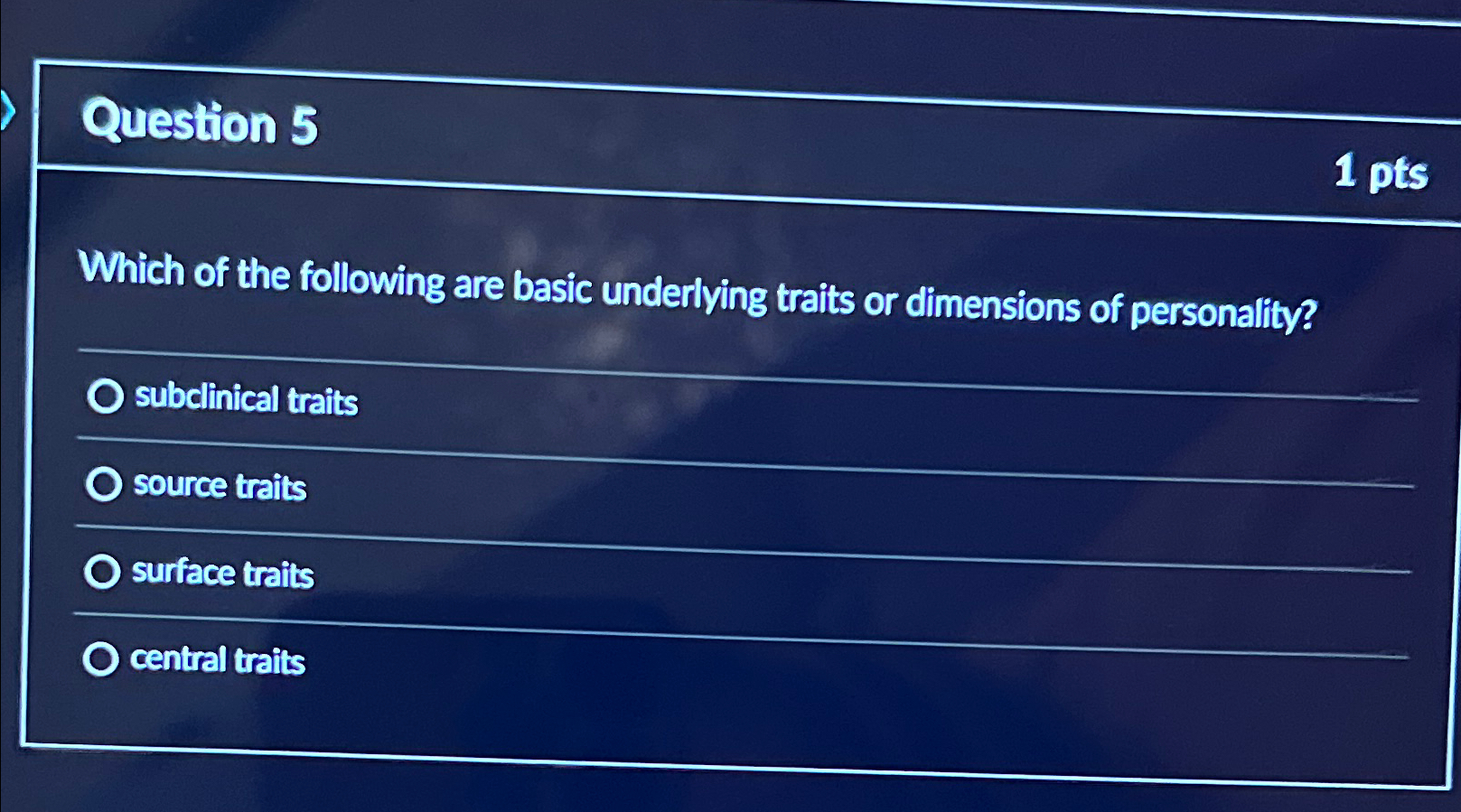 Solved Question 5Which of the following are basic underlying | Chegg.com