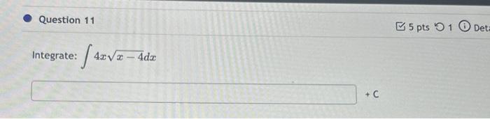 Solved ∫4xx−4dx | Chegg.com