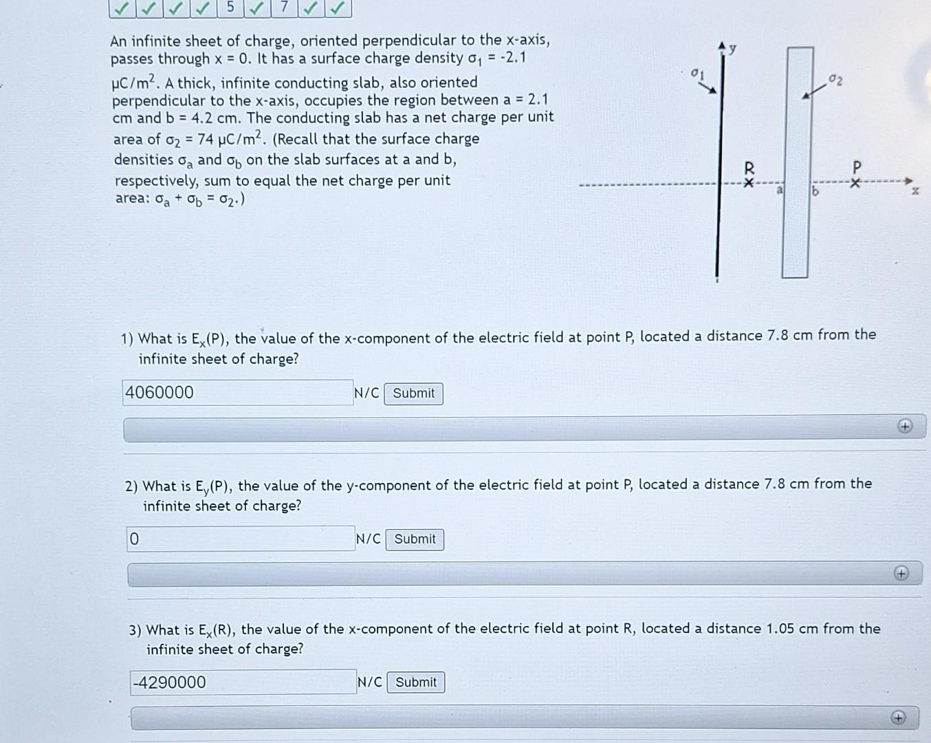 Solved An infinite sheet of charge, oriented perpendicular | Chegg.com