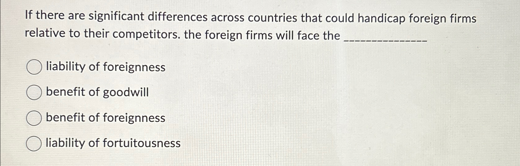 Solved If there are significant differences across countries | Chegg.com