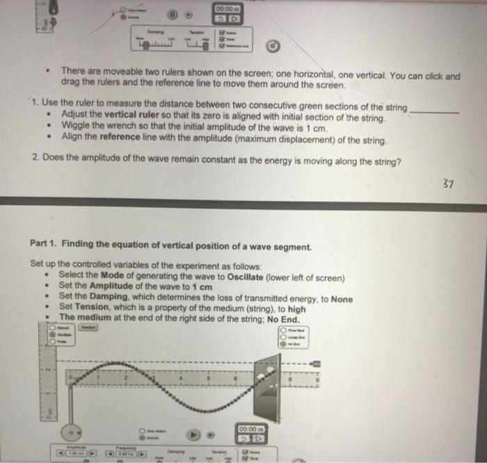 Traveling Wave On String Simulation Lab Introduction 